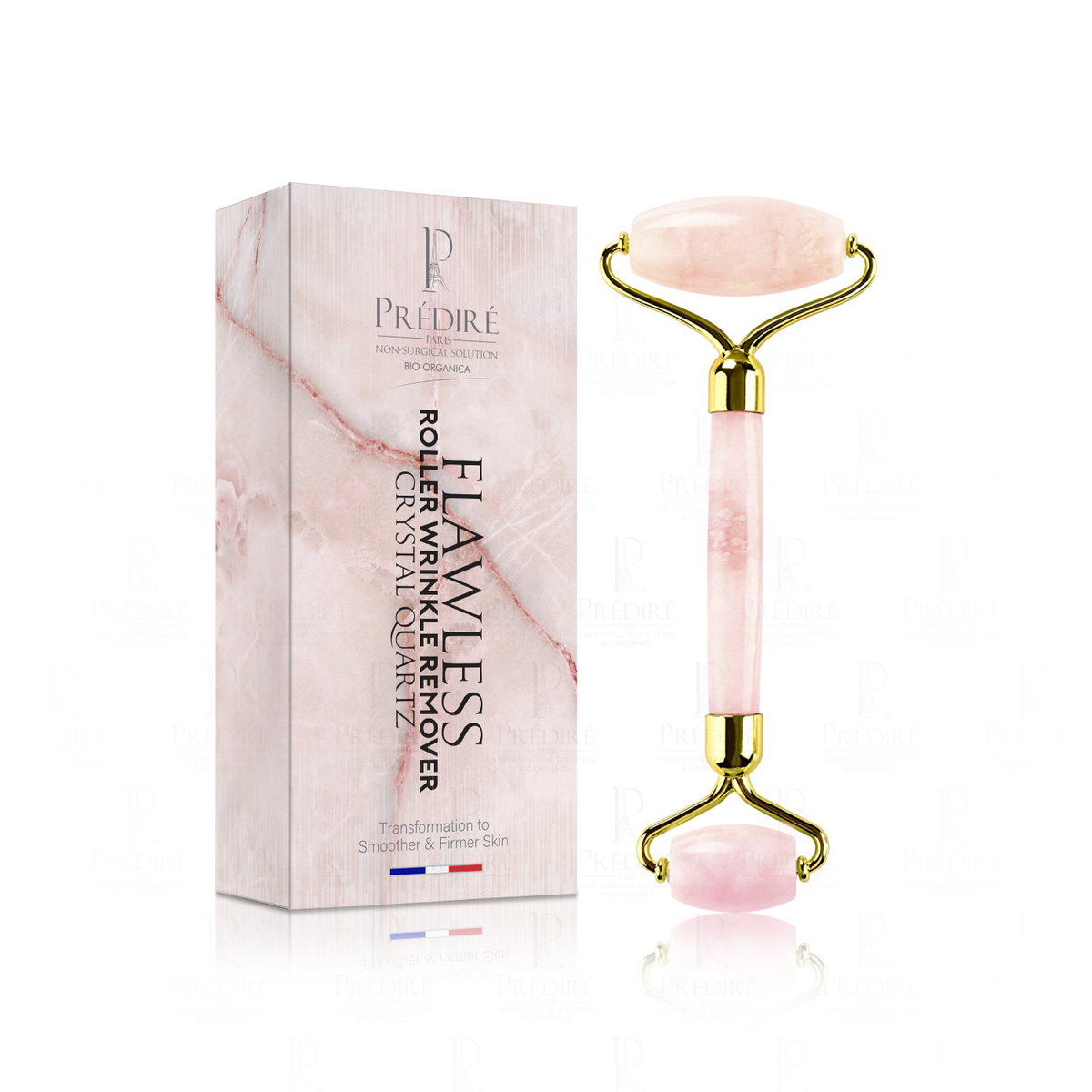 Flawless Roller Wrinkle Remover Crystal Quartz - PINK – Prédiré Paris ...